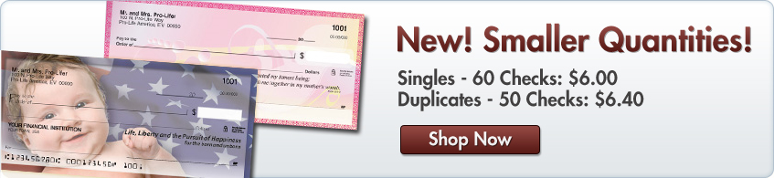 Heritage House - Pro-Life Checks